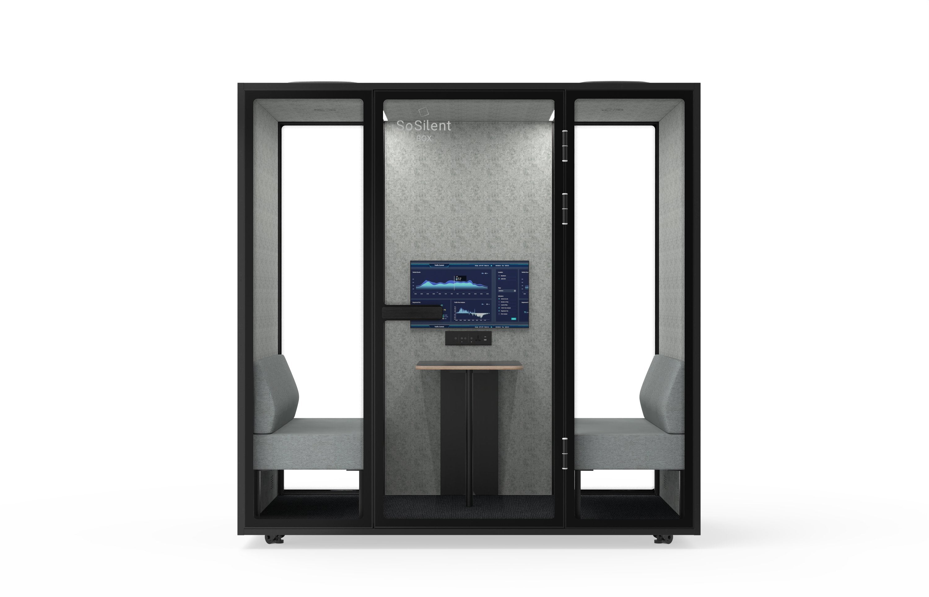 Meeting boxes for 4 people | Room-in-room solutions - SoSilent Box